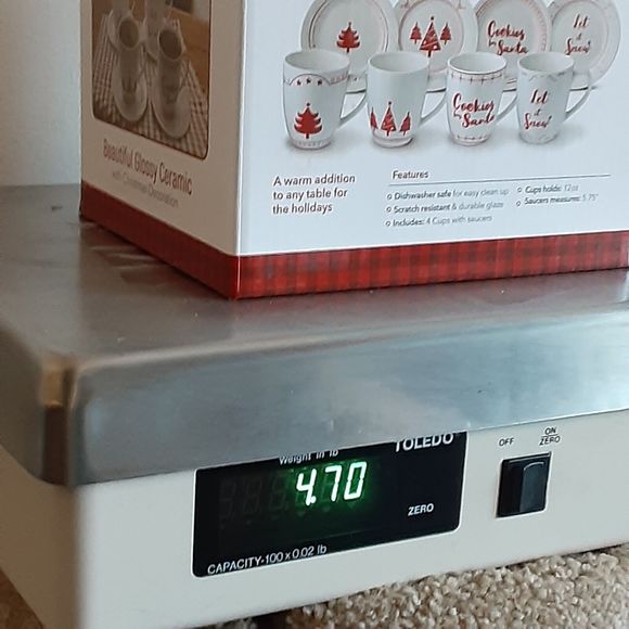 Elise | Kitchen | Elise For Elise Set Of 4 Ceramic Christmas Cups ...